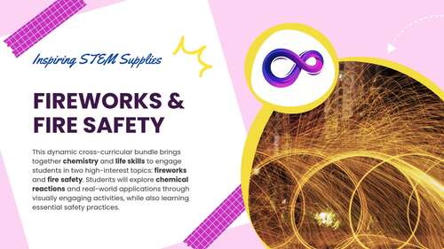 Fireworks & Fire Safety Worksheets for Grades 4–8 | Chemistry Lessons ...
