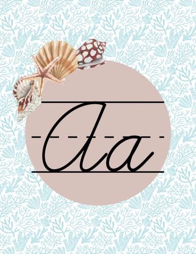 Neutral Coastal Gran Themed Cursive Letter Posters by Ms Beh in K