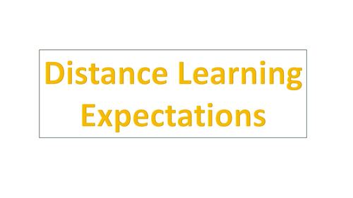 Distance Learning Expectations by Tired Teacher's Treasure Trove