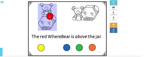 Following Directions with Spatial Concepts: ABOVE | Boom Cards™ | TpT