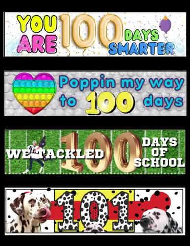 ANIMATED Google Classroom Banners Headers | 101 Days of School {Dalmatian}
