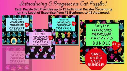 Cat Puzzle Piece Autism Visuals Compare & Contrast Sorting Categories ...