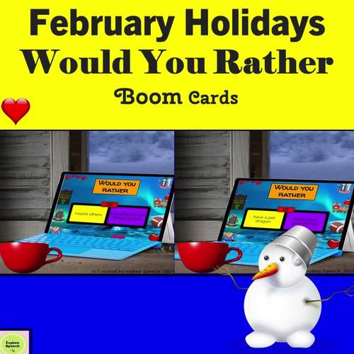 February Holidays Decision Making Would You Rather Activity Digital ...