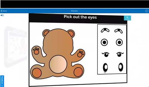 Boom Cards™ Build It Activity-Teddy Bear by Meaningful Sped Teaching