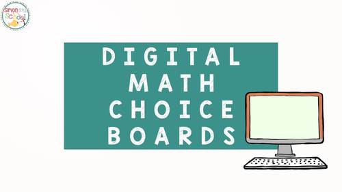 7th Grade DIGITAL Math Choice Board Bundle for Distance Learning