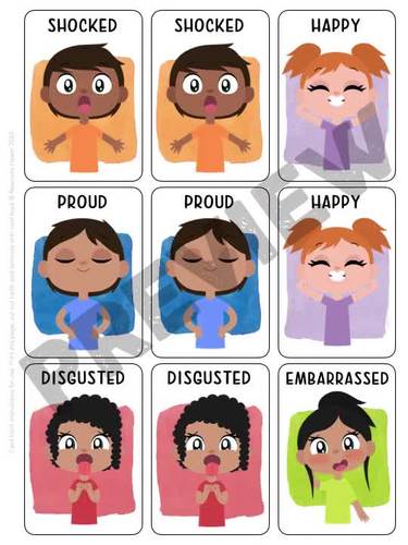 Feelings SNAP! Counselling Card Game - Social Emotional Learning (SEL) Game