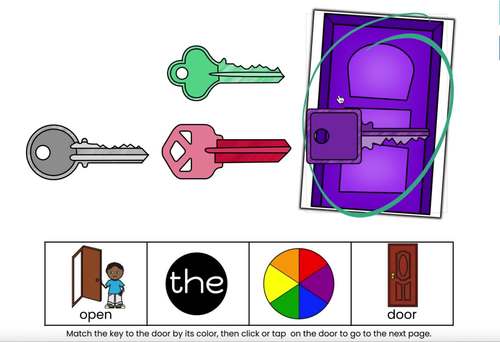 Whats Behind the Door Spring Bundle for Commenting Requesting Describing