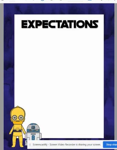 STAR WARS Inspired Classroom Rules and Expectations Posters | TPT