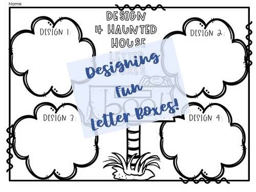 Haunted House Writing Reading Math Activities Halloween PBL Project