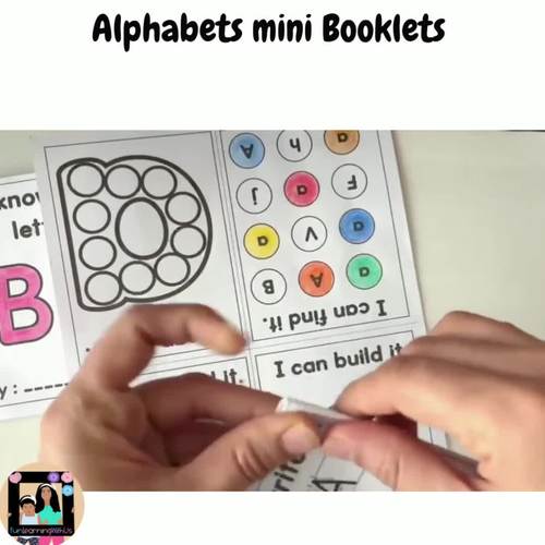 Alphabet Intervention Mini Booklets Letter Recognition Activity # ...
