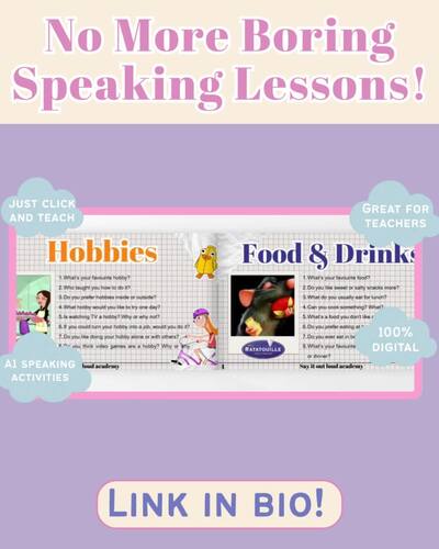 English Speaking Kit-No More Boring Speaking Lessons! by Say it out loud