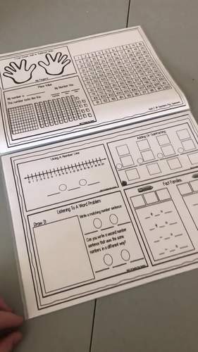Hands On Math Activity Mats to Practice Multiple Math Strategies Centers