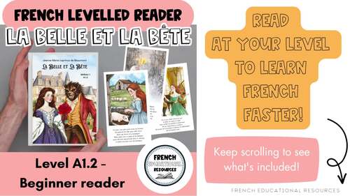 La Belle et La Bête - French Reader for Beginner Readers français Level ...