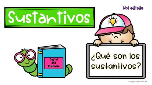 Common and Proper Nouns Spanish Sustantivos Comunes y Propios Espanol