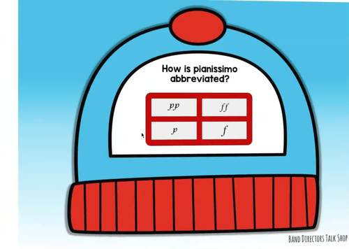 Winter Music Activities - Musical Symbols by Band Directors Talk Shop