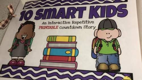 Back to School Speech Therapy Interactive Repetitive Rhyming Story ...