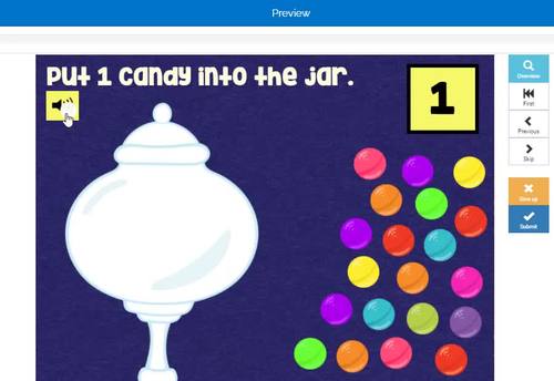 Counting Candies 1 - 20 | Pre-K Kindergarten Math Counting | Number Sense