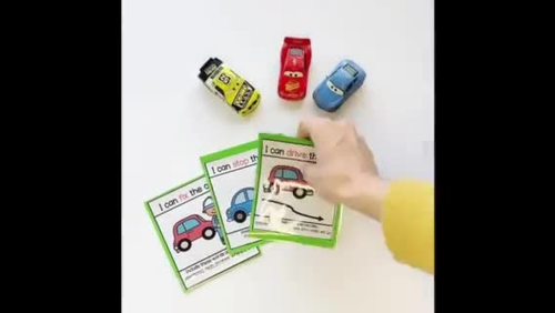HOW TO PLAY WITH CARS VISUAL SUPPORTS TOOLKIT AUTISM & SPECIAL ED