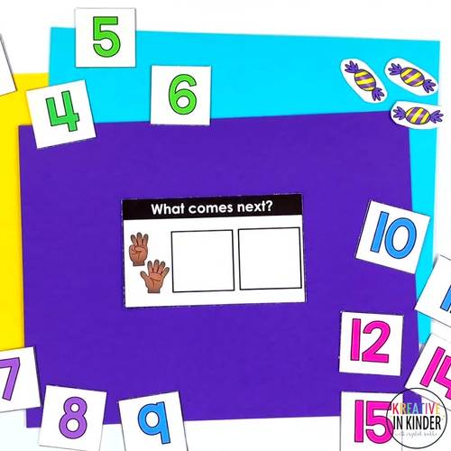 Counting On What Comes Next Number Sense Activity by Kreative in Kinder