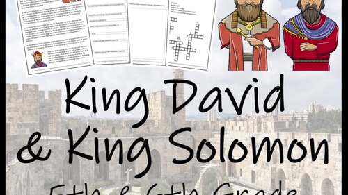 King David & King Solomon Close Reading Activity | 5th Grade & 6th Grade