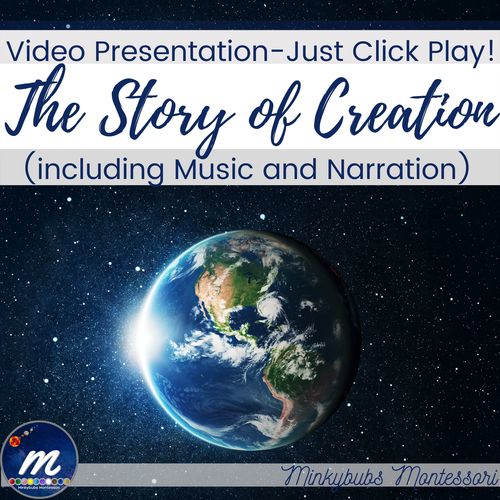 Montessori Story of Creation First Great Lesson VIDEO Story Just Click Play