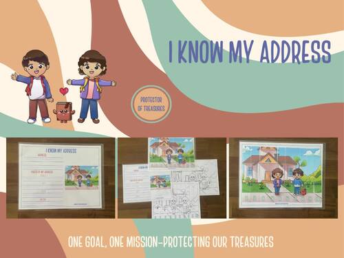 I Know My Address Activity | With Scenarios Life Skills for Safety ...