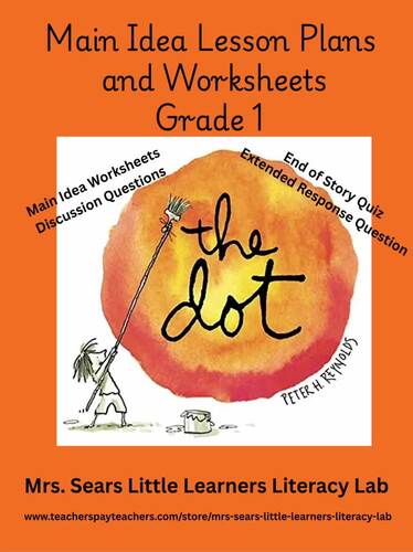 The Dot by Peter Reynolds by Mrs. Sears Little Learners Literacy Lab
