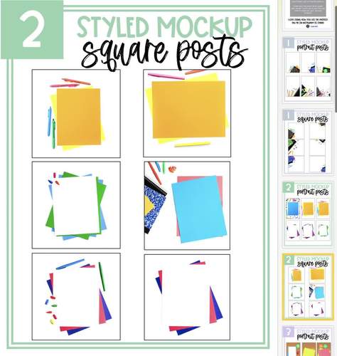 Valentine's Day Mockups by E is for Education | TPT