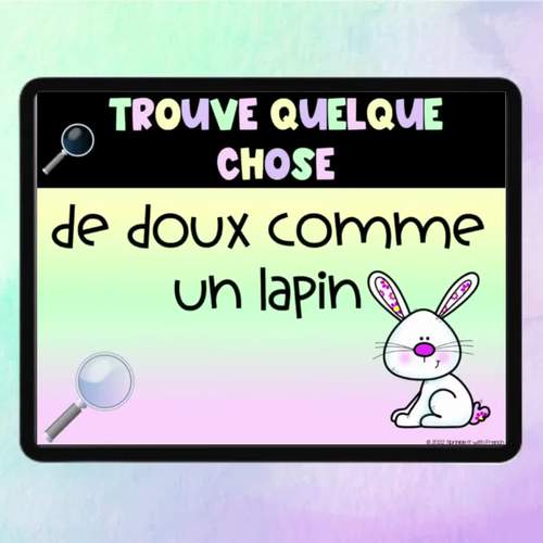 French Spring Digital Scavenger Hunt by Sprinkle it with French | TPT