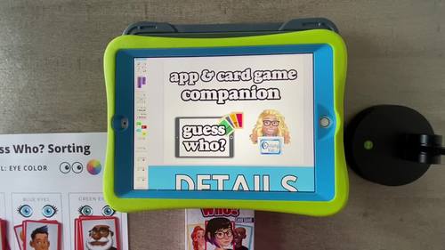 App and Card Game Companion + AAC Communication Board: Guess Who?