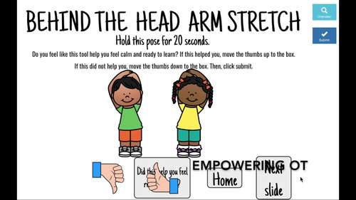 Occupational Therapy Teletherapy: IN SEAT Movement breaks SENSORY BOOM ...