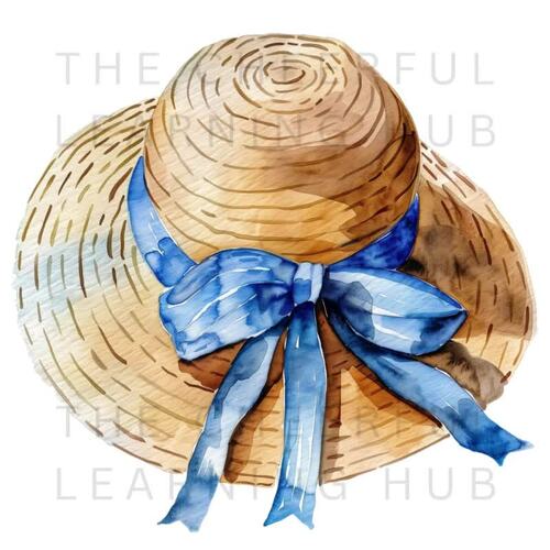 Summer Watercolor Clipart | 18 PNGs | Summer Vacation | Commercial Use