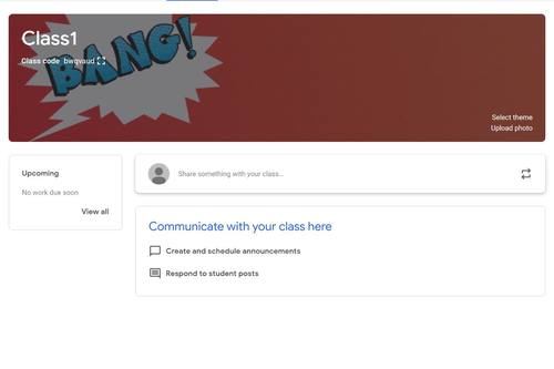 Animated Google Classroom Headers (September) Banners - Distance Learning