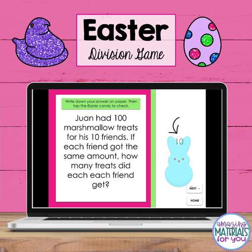 Division Google™ Slides Easter Game Early Finishers | TPT