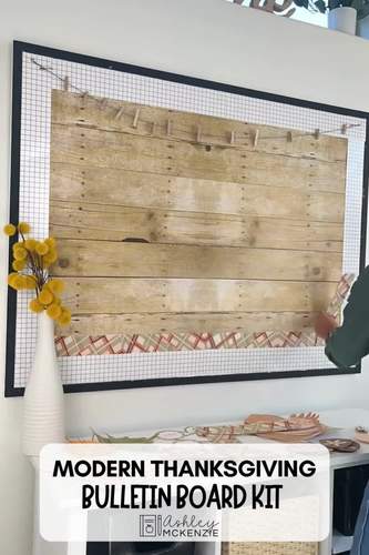 Modern Thanksgiving Classroom Decor Bundle by Ashley McKenzie | TpT