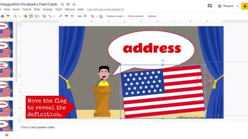 U.S. Inauguration Vocabulary Activities & Quiz | Print or Distance Learning