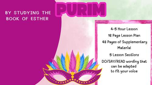 Purim | Book of Esther | Bible Curriculum Lesson Pointing to Jesus