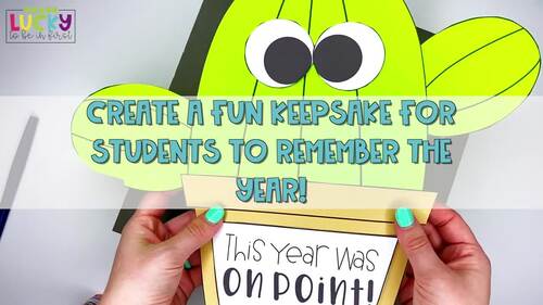 End of the Year Writing Craftivity {This Year Was on Point} | TPT