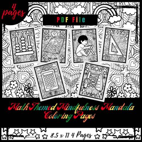 mandala coloring pages complicated math
