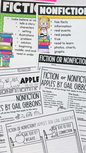 Apples Gail Gibbons Nonfiction Reading Comprehension Activities | TPT