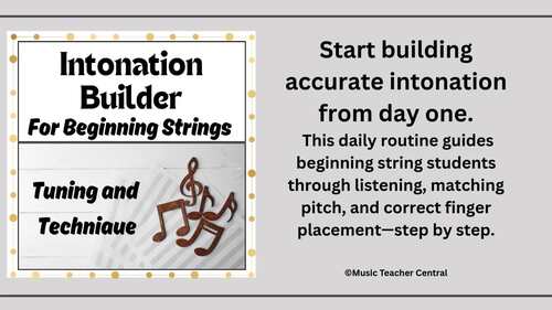 Beginning String Intonation Builder, Daily Orchestra Warm-Ups & Ear ...