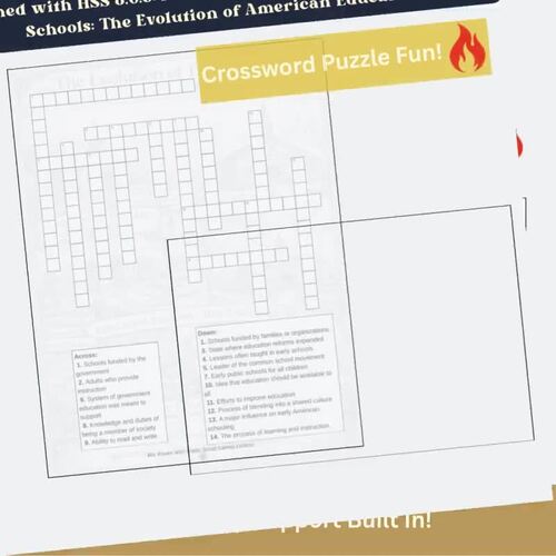 American Education System & Cultural Impact — Puzzle Pack HSS 8.6.5