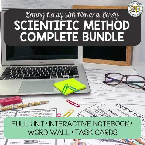 Scientific Method | FULL Unit + Interactive Notebook, Word Wall & Task ...