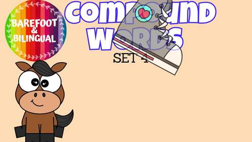 Compound Words Clipart Pairs Set 4 by Barefoot and Bilingual Clipart ...