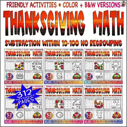 Subtract within 10, 20, 30, 40, 50, 100 Without regrouping ...