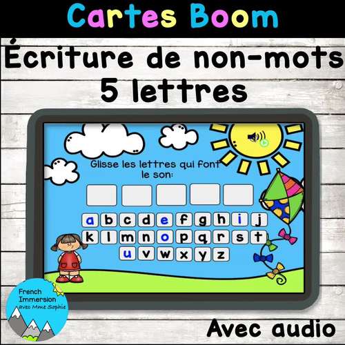Écriture de non-mots à 5 lettres (French digital writing multisyllabic ...