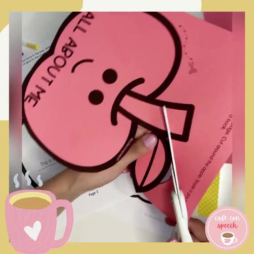 Back to School All About Me Apple Books in English and Spanish - Fall Craft