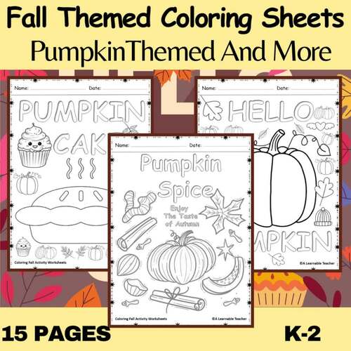 Fall Coloring Pages for Autumn Delights | September's Pumpkin Patch
