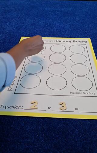 Montessori Harvey Board Poster - Addition, Subtraction, Multiplication ...