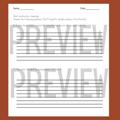 Informational Passage- New Items Type ECR,SCR Reading Comprehension